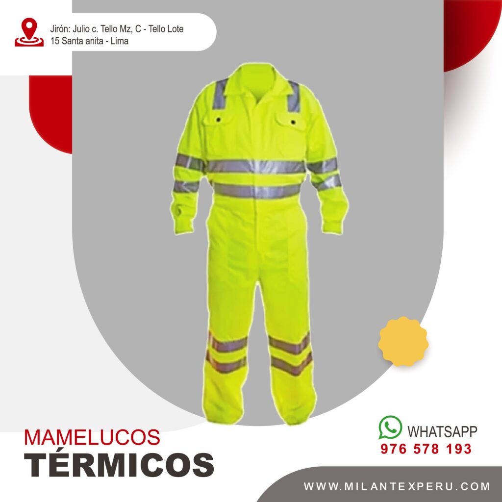 MAMELUCOS TÉRMICO CON CINTA REFLECTIVA 3M – Milantex Perú E.I.R.L